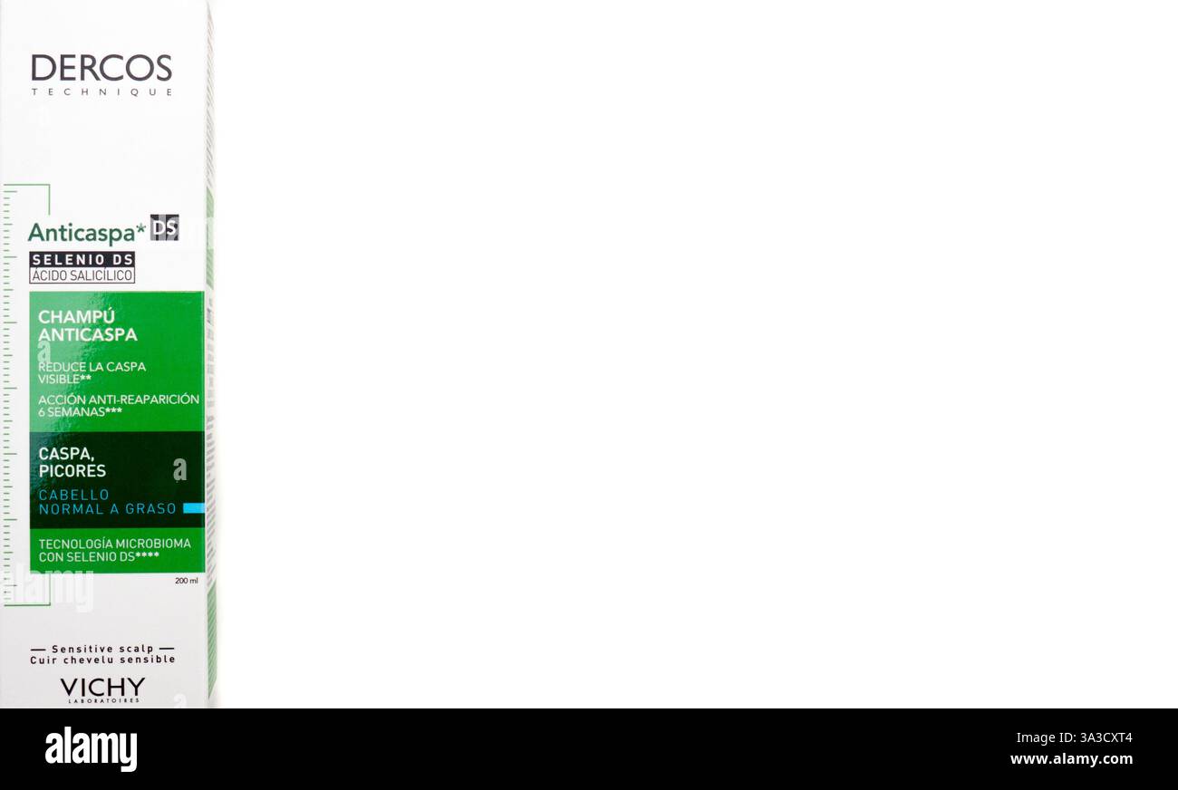 Dercos Anti dandruff DS Dermatological Shampoo Stock Photo - Alamy