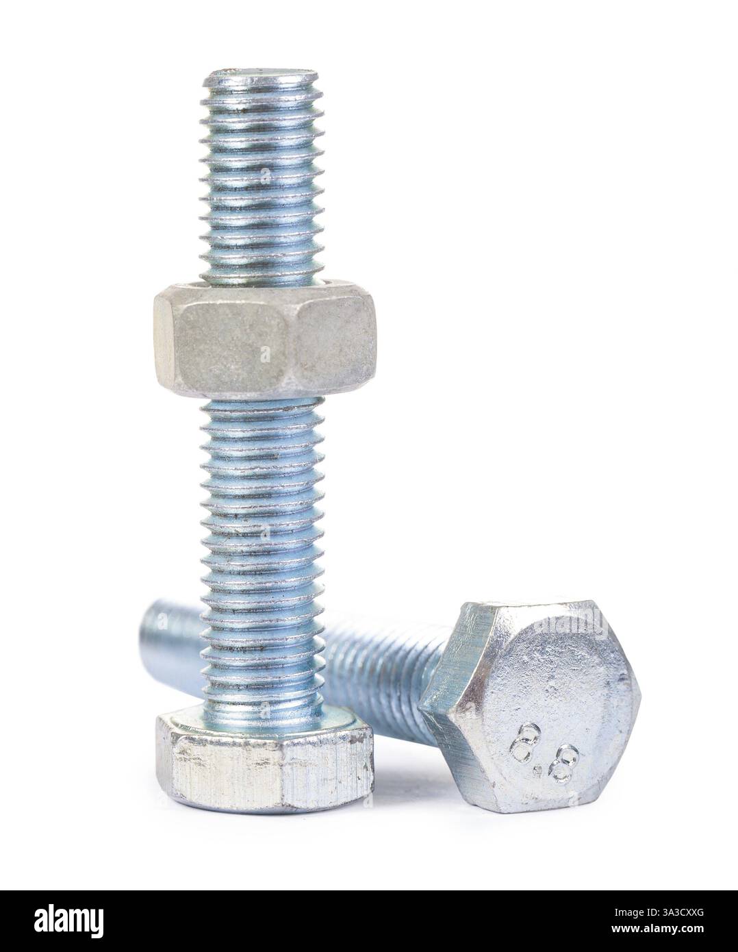 Two bolts nuts hi-res stock photography and images - Alamy
