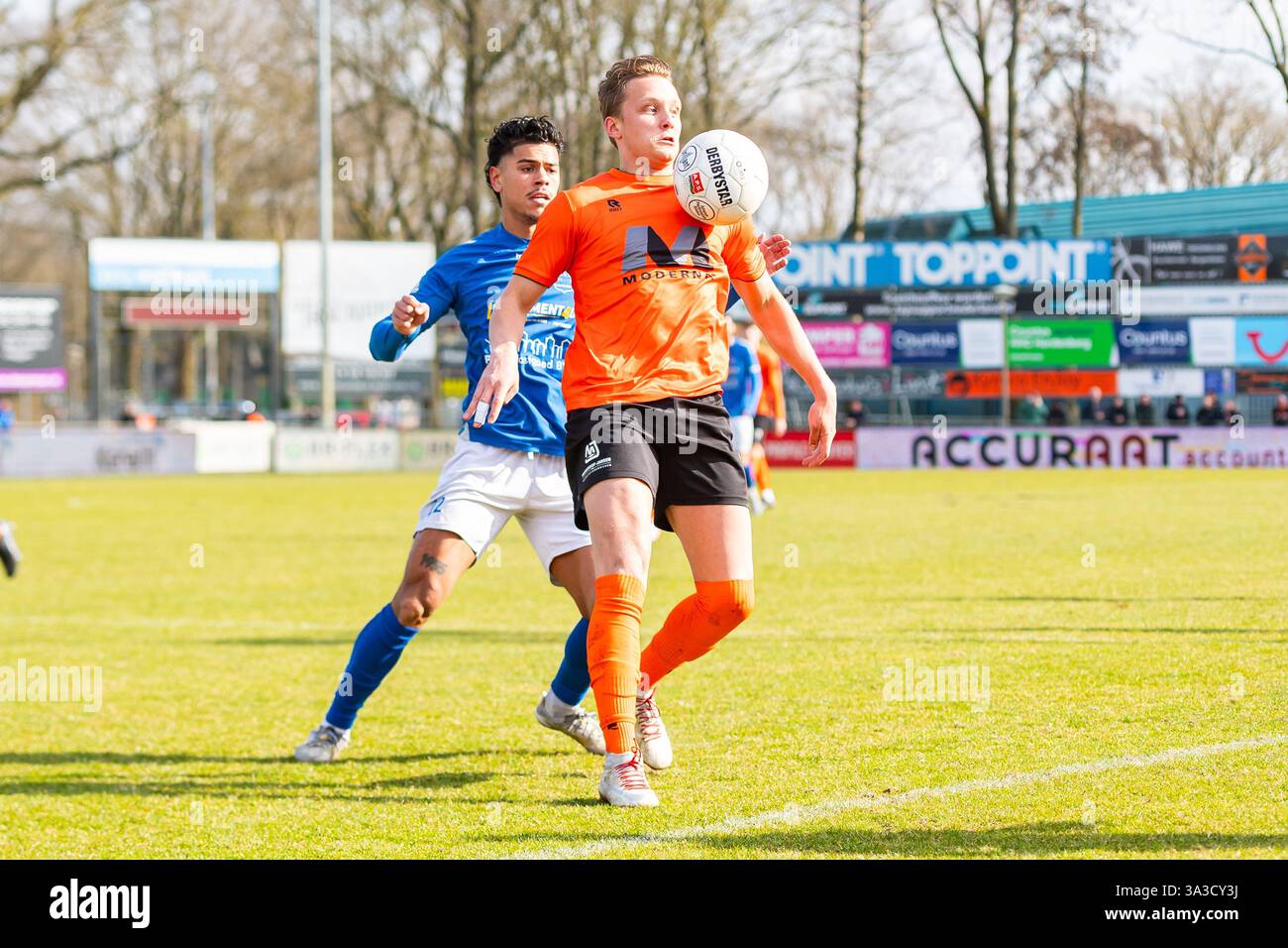 HARDENBERG, Sportpark De Boshoek, 15-03-2025 , season 2024 / 2025 , Tweede Divisie during the ...