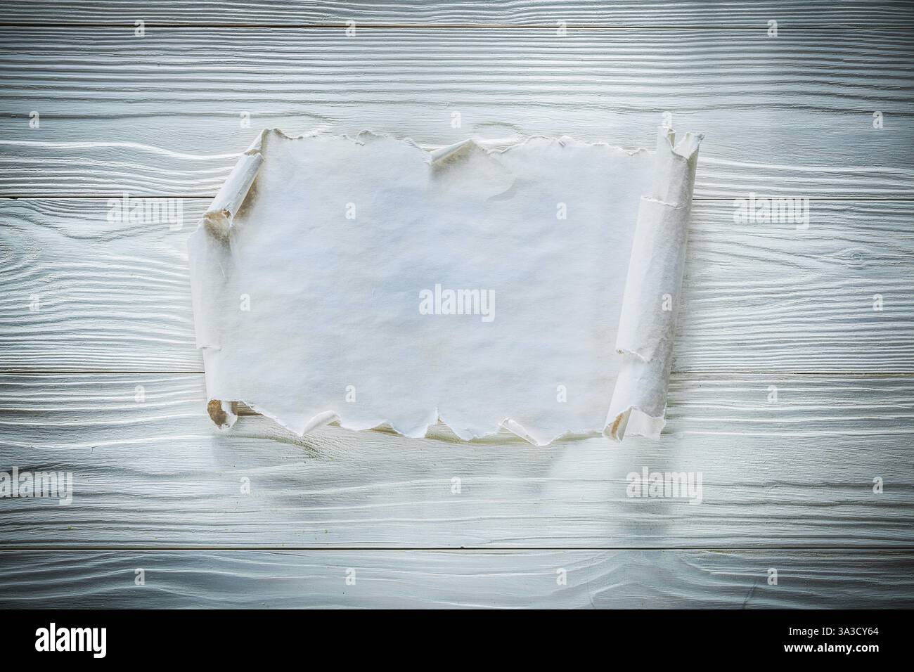 Vintage blank paper roll hi-res stock photography and images - Alamy