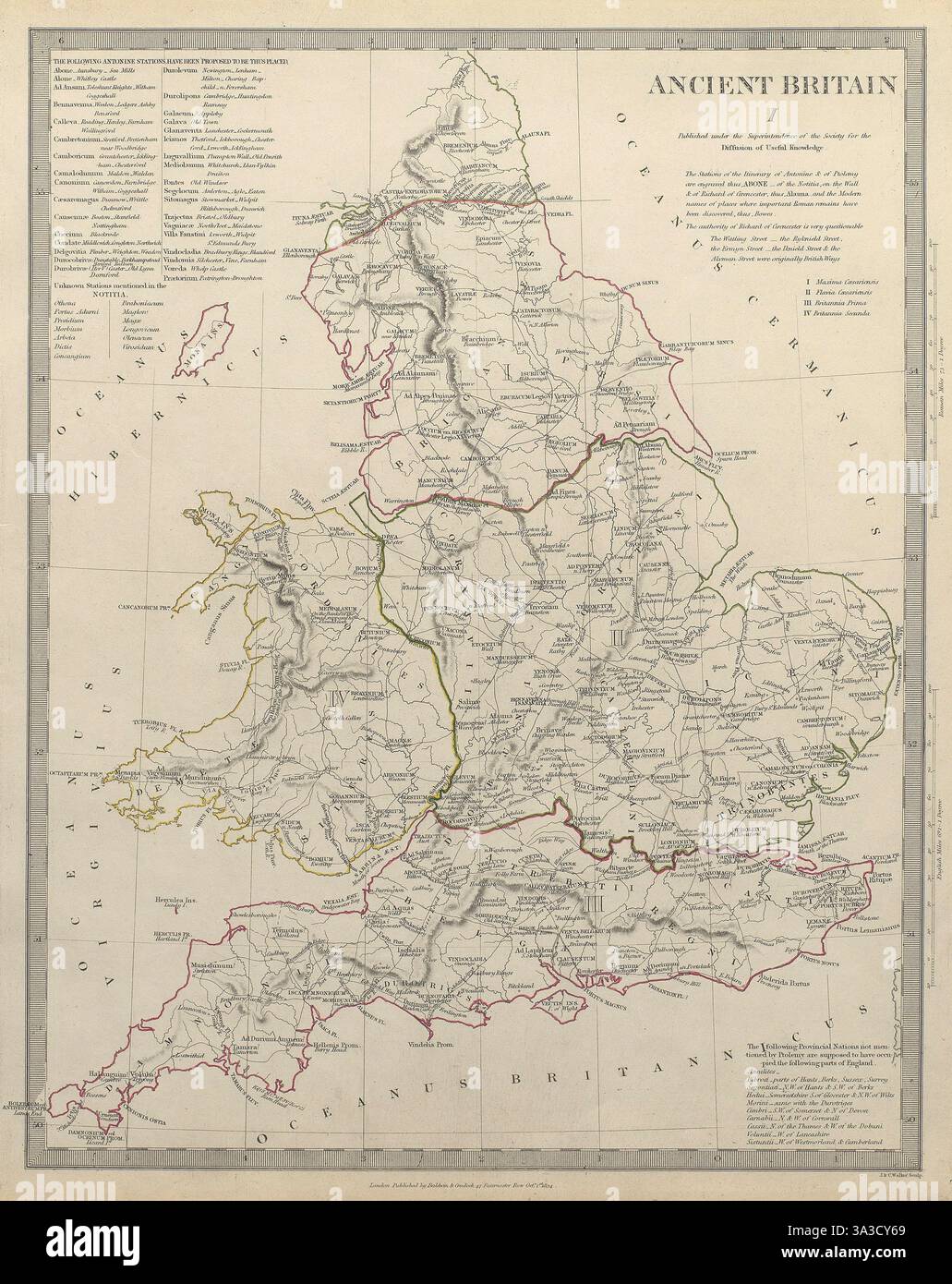 ANCIENT BRITAIN. England & Wales. Roman road town names. Ptolemy SDUK ...