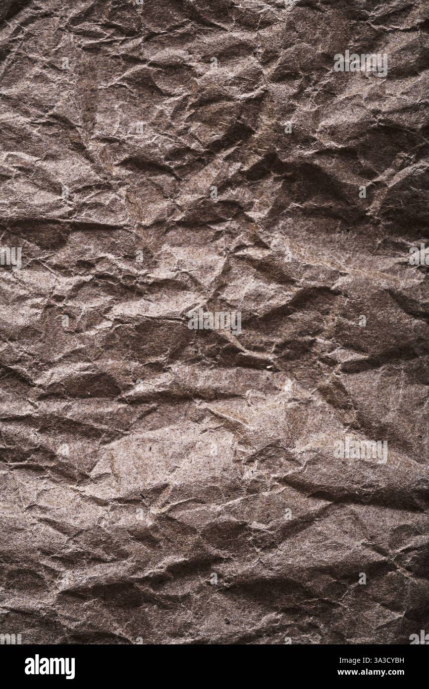 Vintage grunge crumpled paper vertical image Stock Photo - Alamy