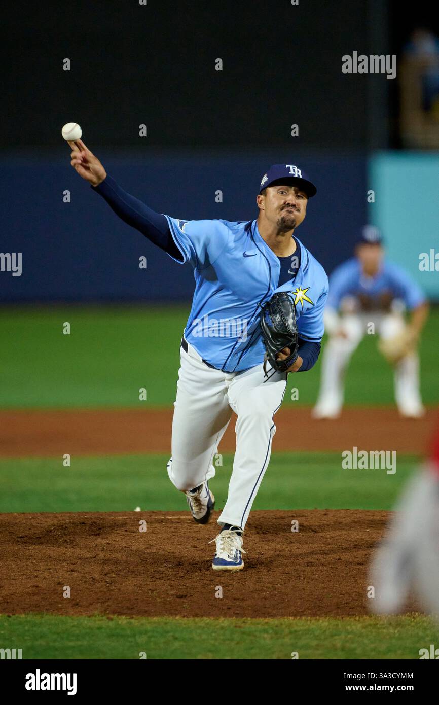 Tampa Bay Rays pitcher Trevor Martin (54) during an MLB Spring Breakout ...