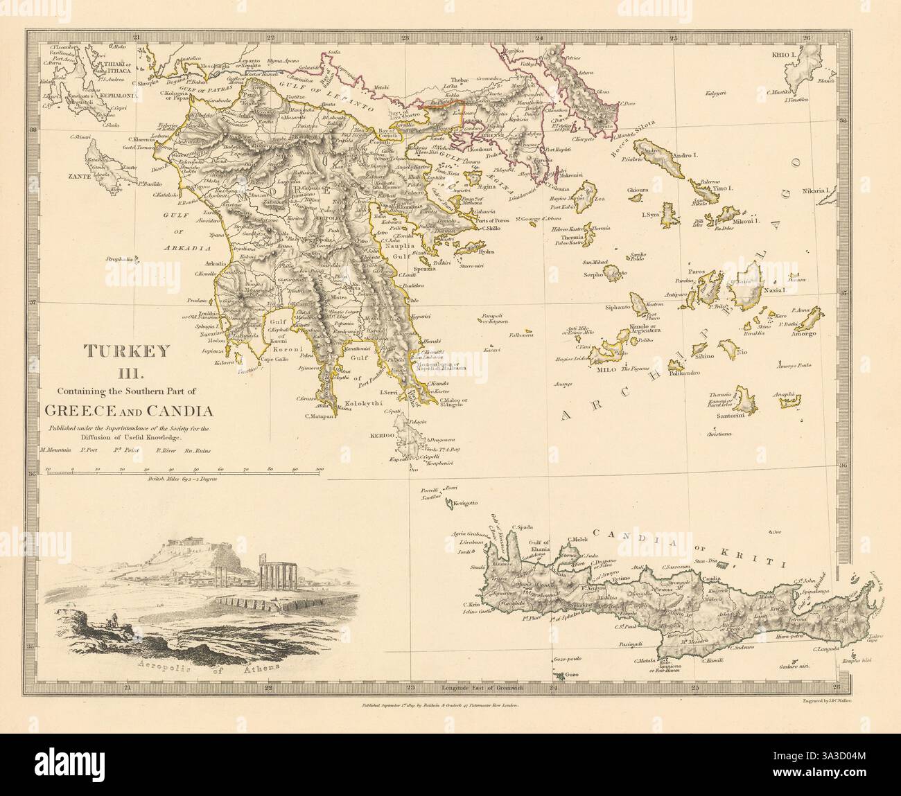 Zakynthos map hi-res stock photography and images - Alamy