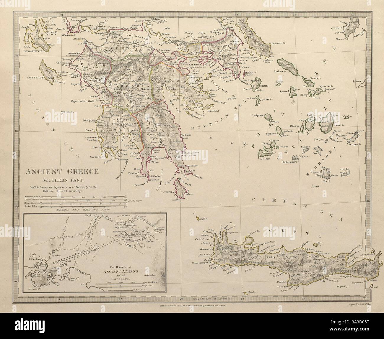 ANCIENT GREECE.Morea Creta Athens Peloponnesus Cyclades Arcadia.SDUK ...