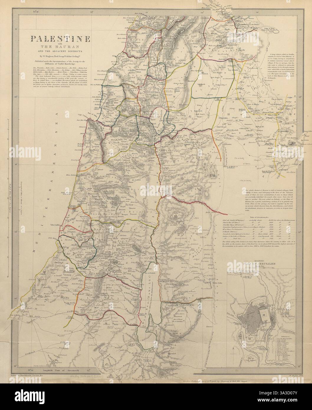 Map israel lebanon jordan syria hi-res stock photography and images - Alamy