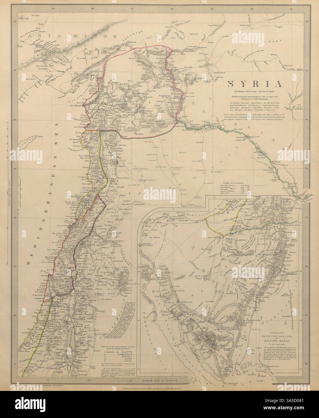 Map of mount sinai hi-res stock photography and images - Alamy