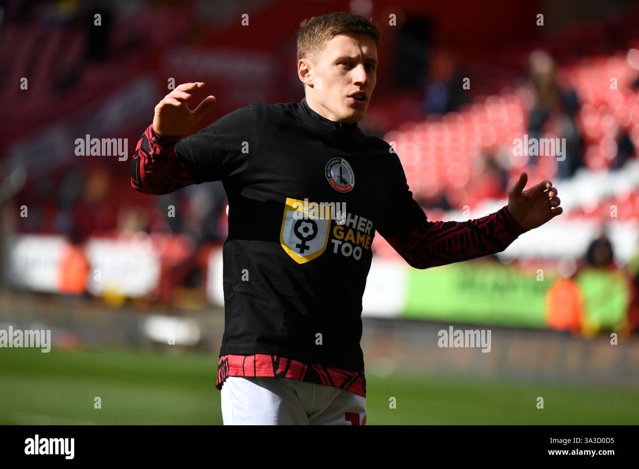 London, England. 15th Mar 2025. Greg Docherty before the Sky Bet EFL ...