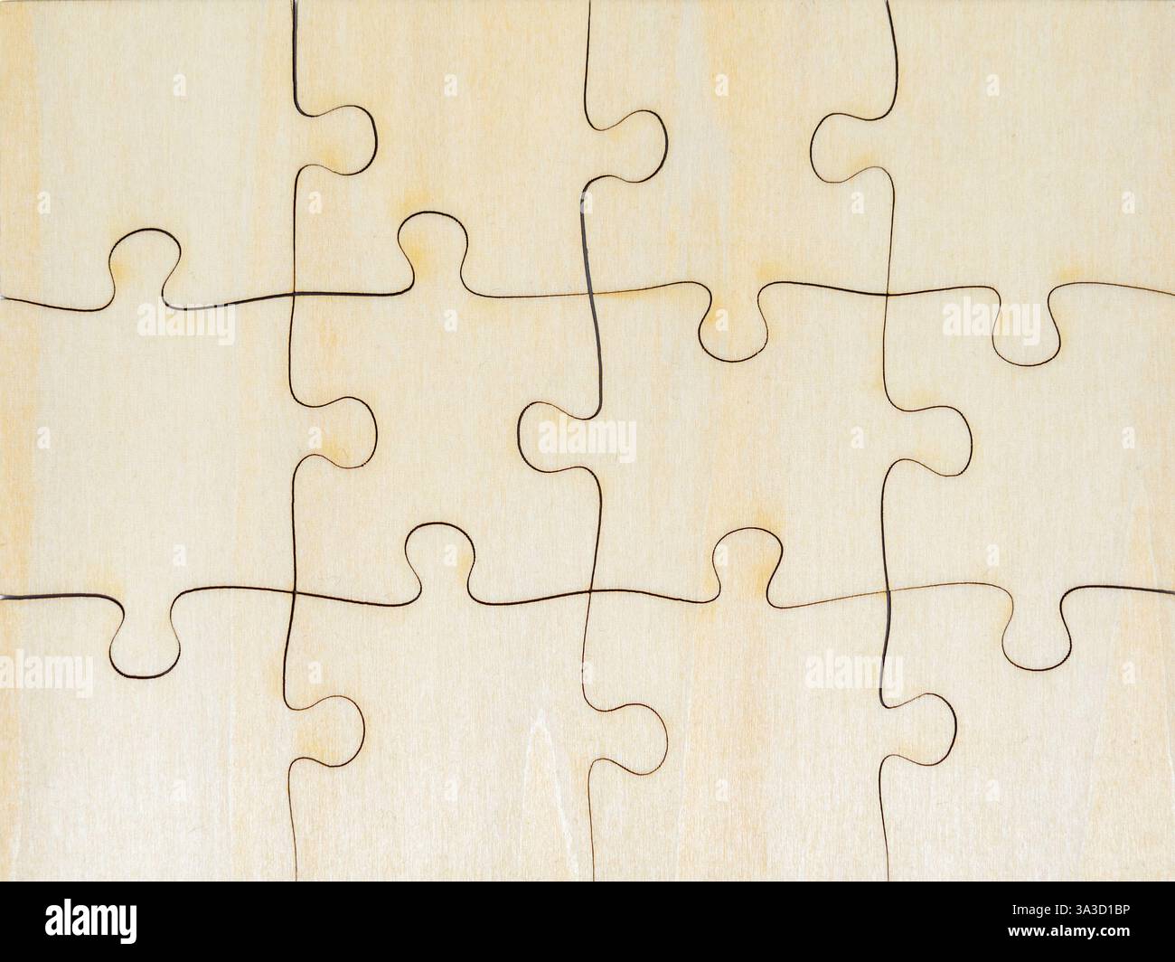 wooden jigsaw puzzle forming a rectangle; problem solving, teamwork and ...