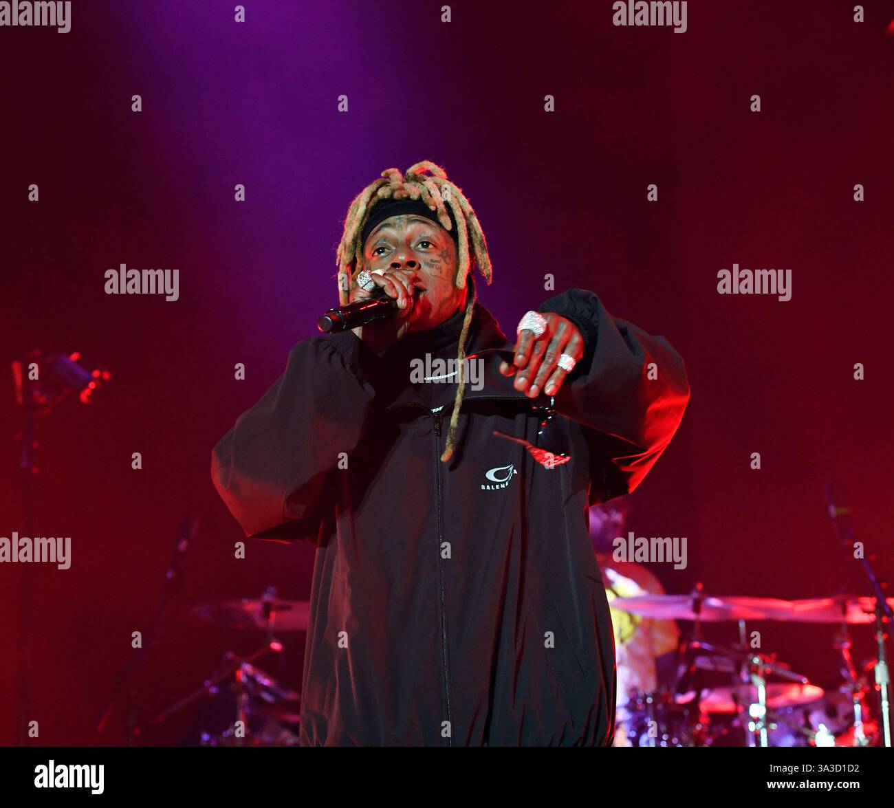 March 14, 2025, Norfolk, Virginia, USA: LIL WAYNE Grammy winner ...