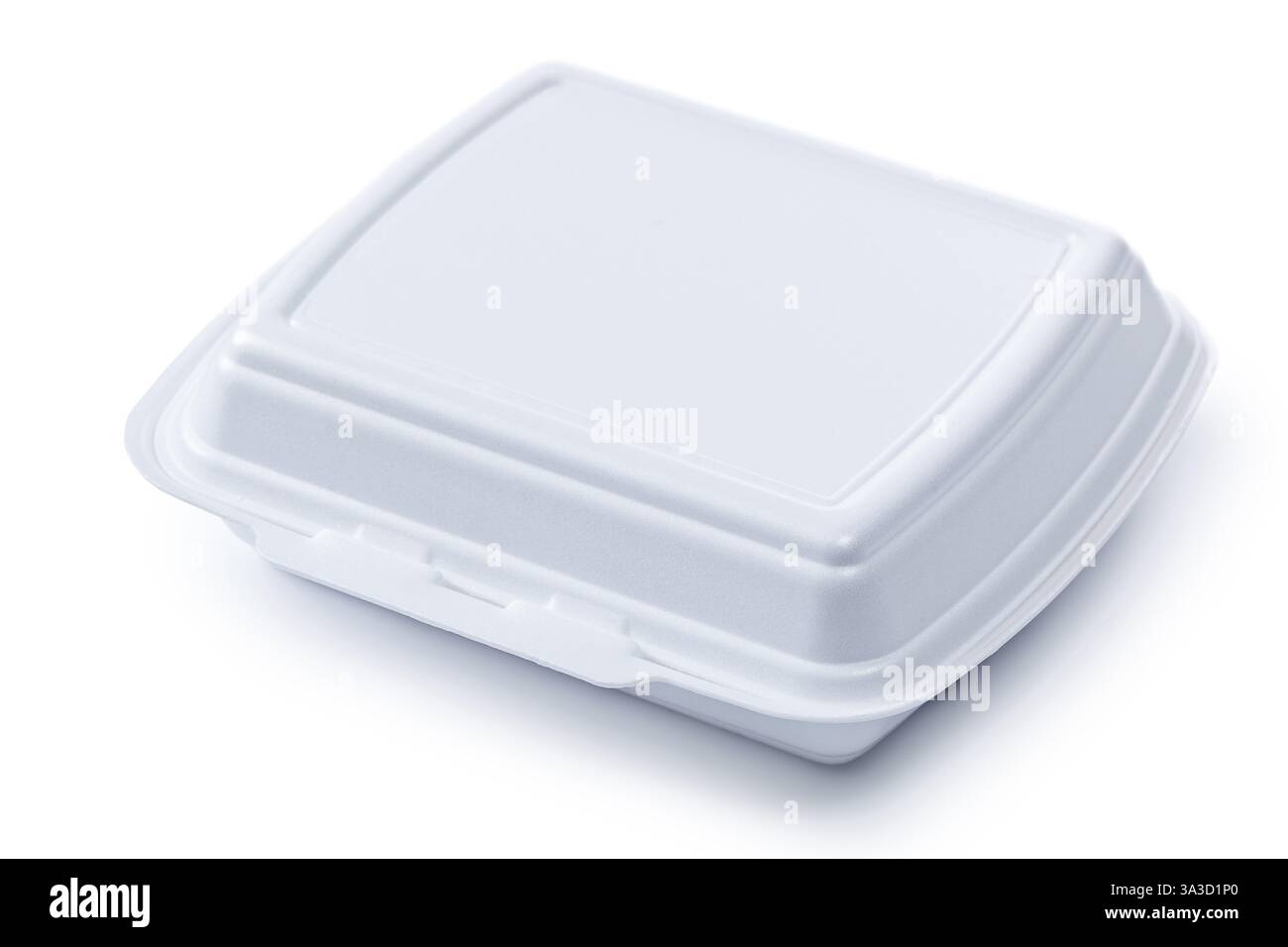 White Polystyrene Food Container Isolated Stock Photo - Alamy