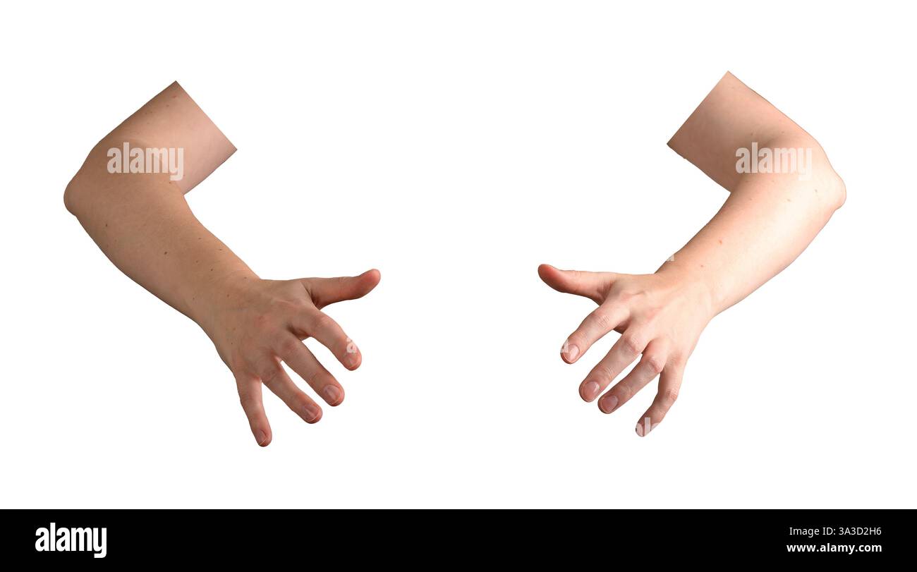 Arms reaching out Cut Out Stock Images & Pictures - Alamy