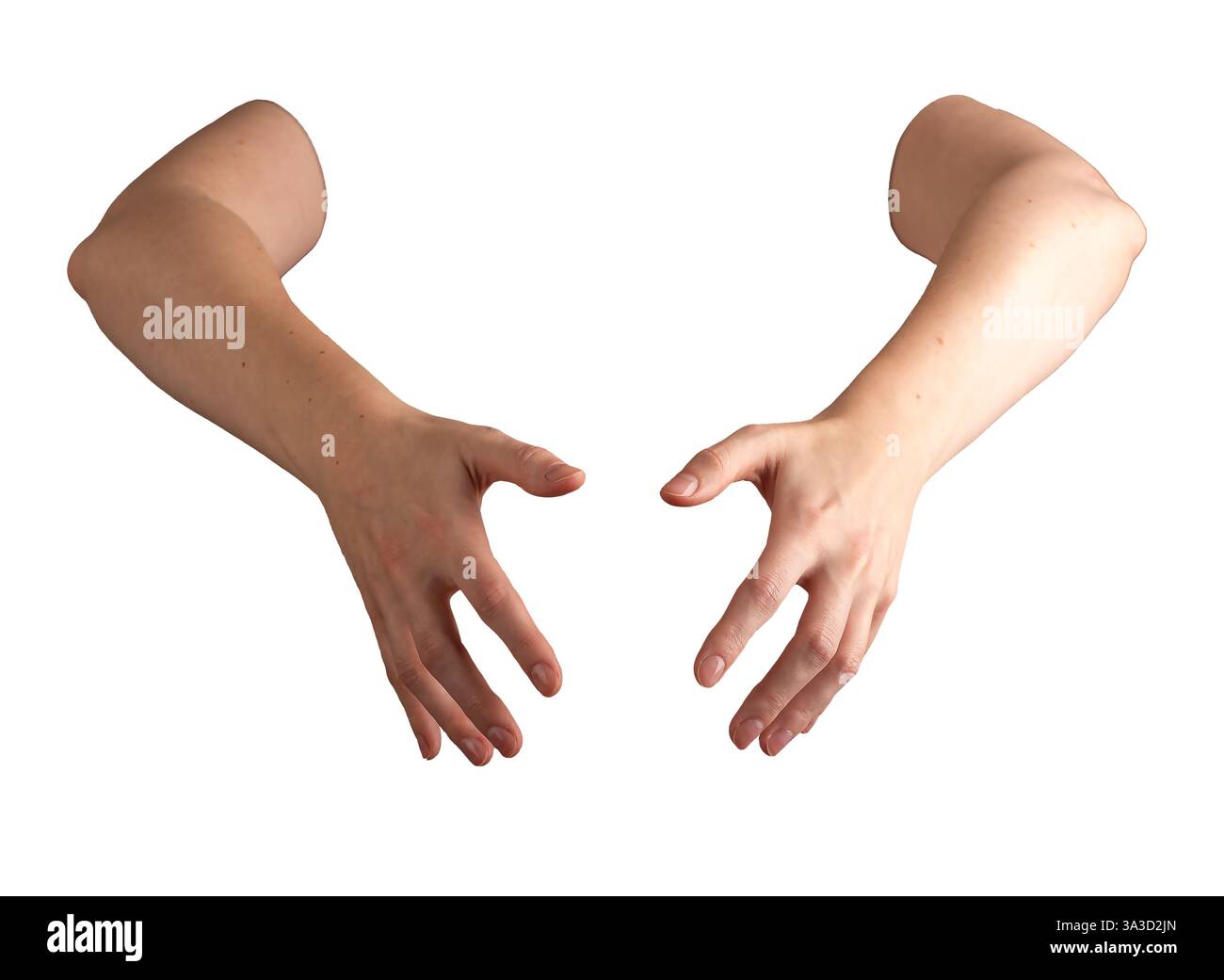 Two hands carefully holding Cut Out Stock Images & Pictures - Alamy