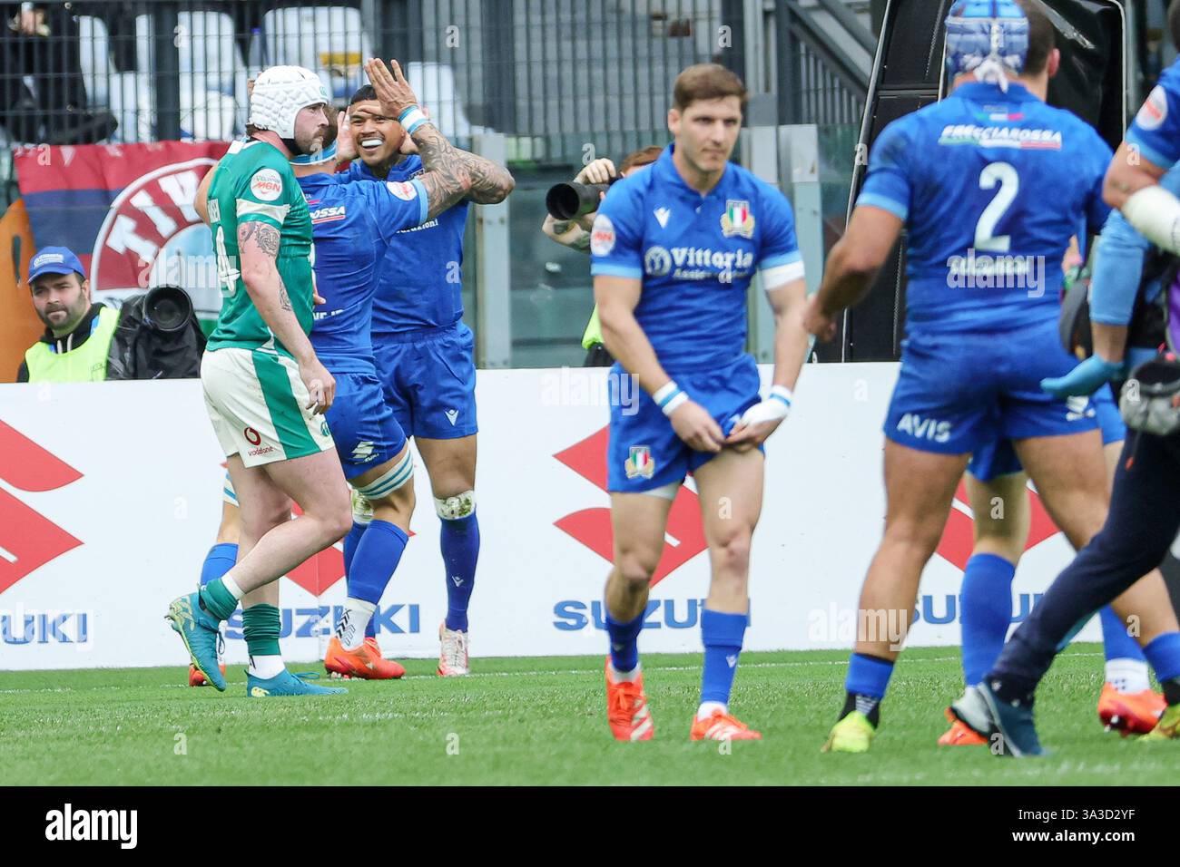 Rome, Italy. 15th March 2025; Stadio Olimpico, Rome, Italy: Six Nations ...