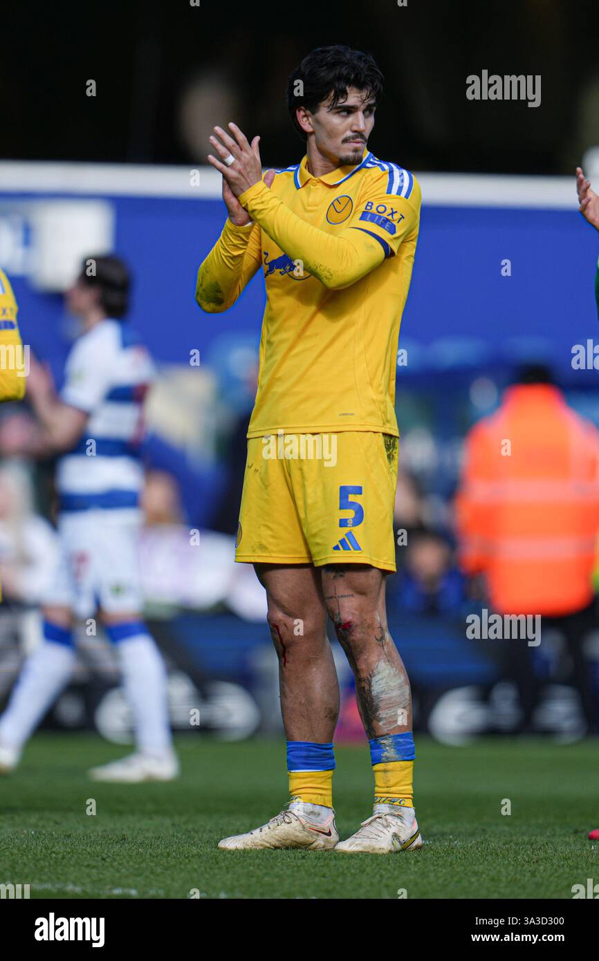 Pascal Struijk of Leeds United applauds Leeds supporters after the Sky ...