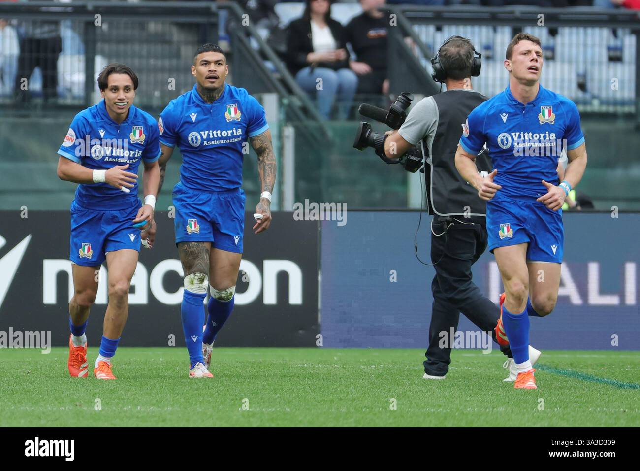 Rome, Italy. 15th March 2025; Stadio Olimpico, Rome, Italy: Six Nations ...