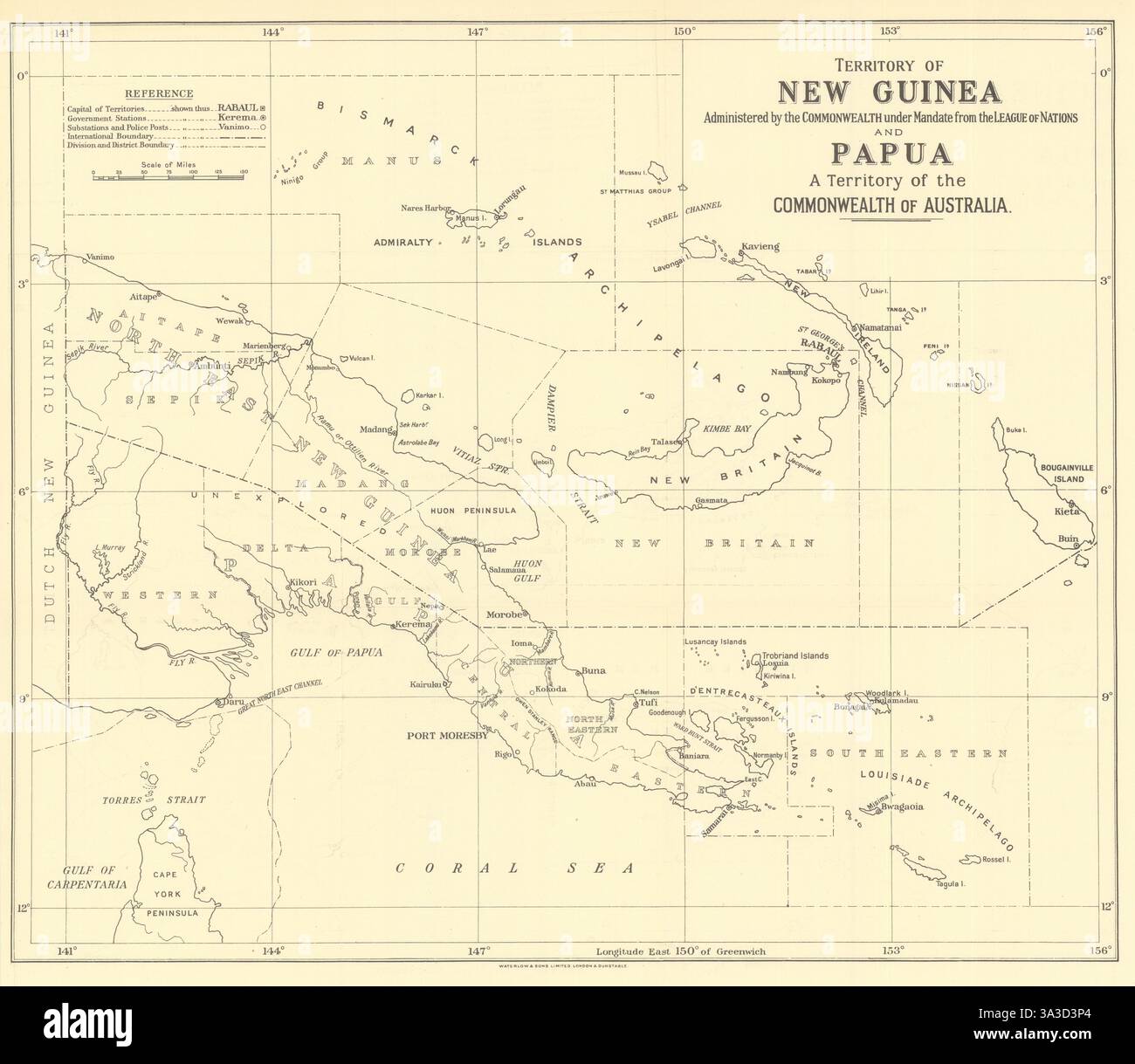 Australia papua new guinea map hi-res stock photography and images - Alamy