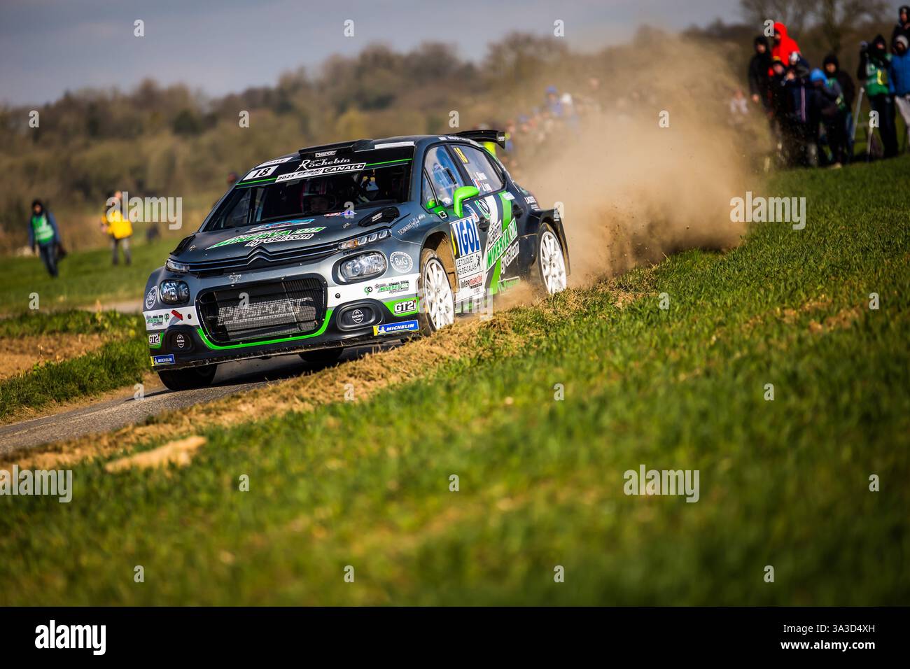 Le Touquet, France. 15th Mar, 2025. 18 GIROUX Luc, LOUP Julien, Citroën ...