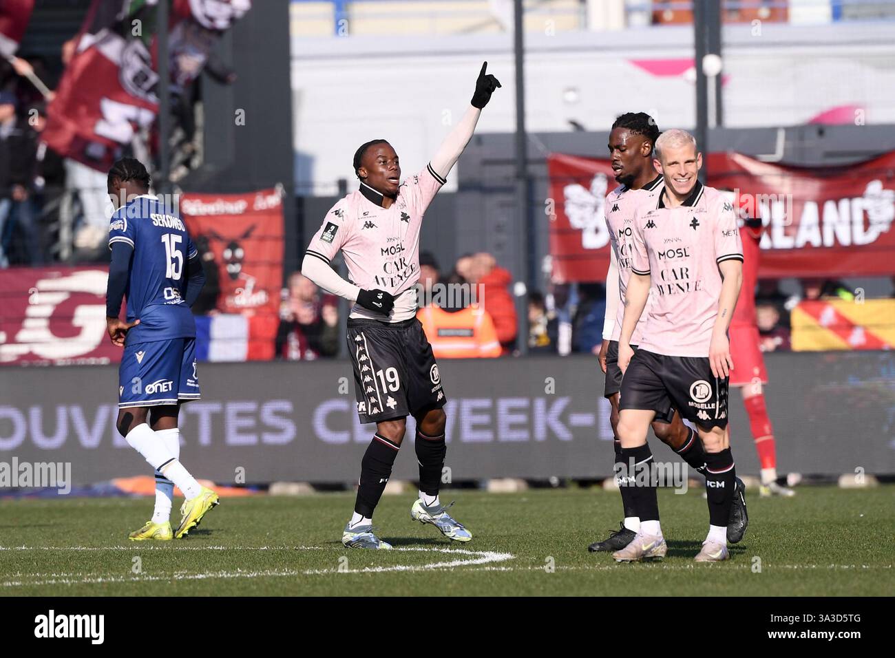19 Morgan BOKELE MPUTU (fcm) during the Ligue 2 BKT match between ...