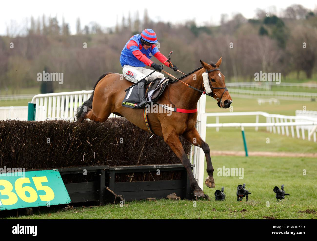 Mr Vango ridden by Jack Tudor on their way to winning the JenningsBet ...