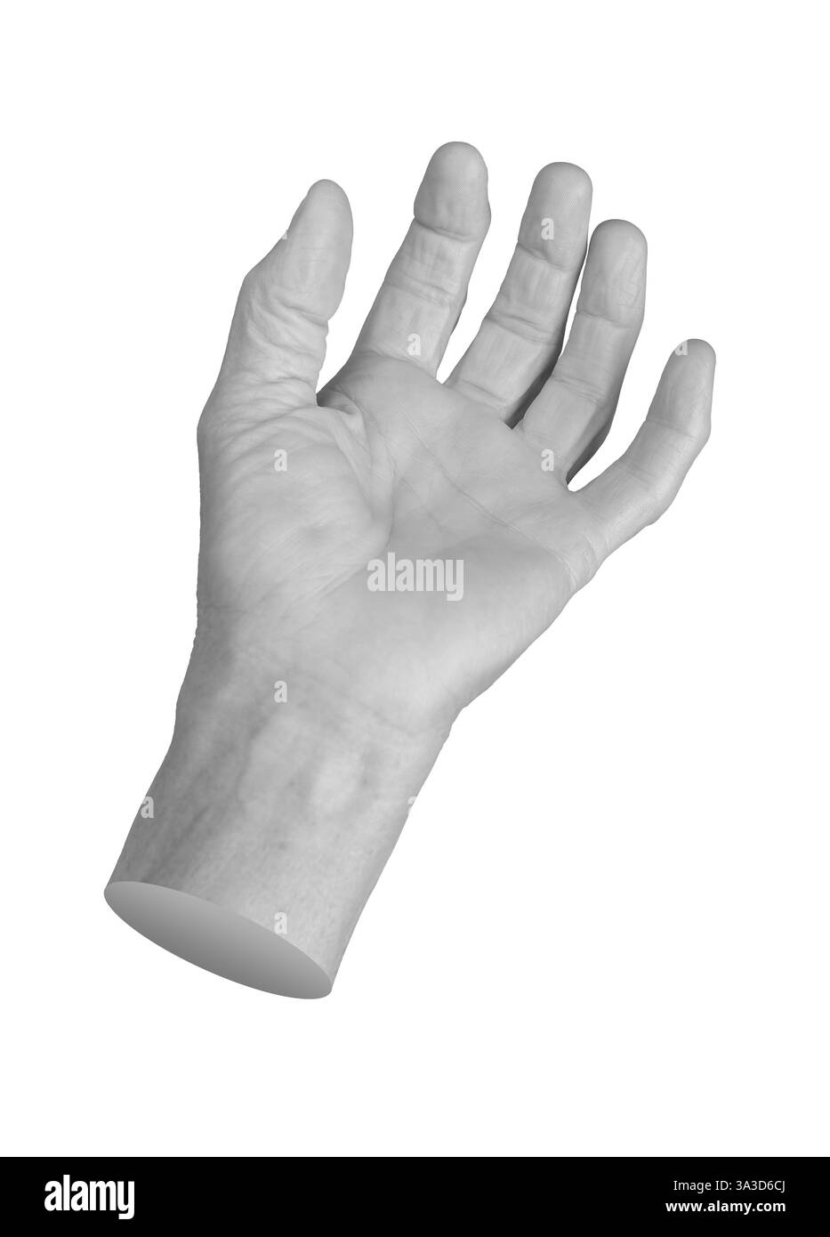 Hand open palm facing up Cut Out Stock Images & Pictures - Alamy