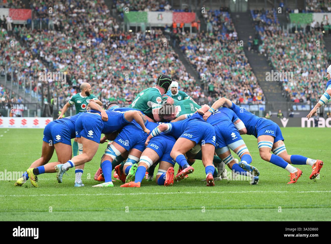 Rome, Italy. 15th March 2025; Stadio Olimpico, Rome, Italy: Six Nations ...