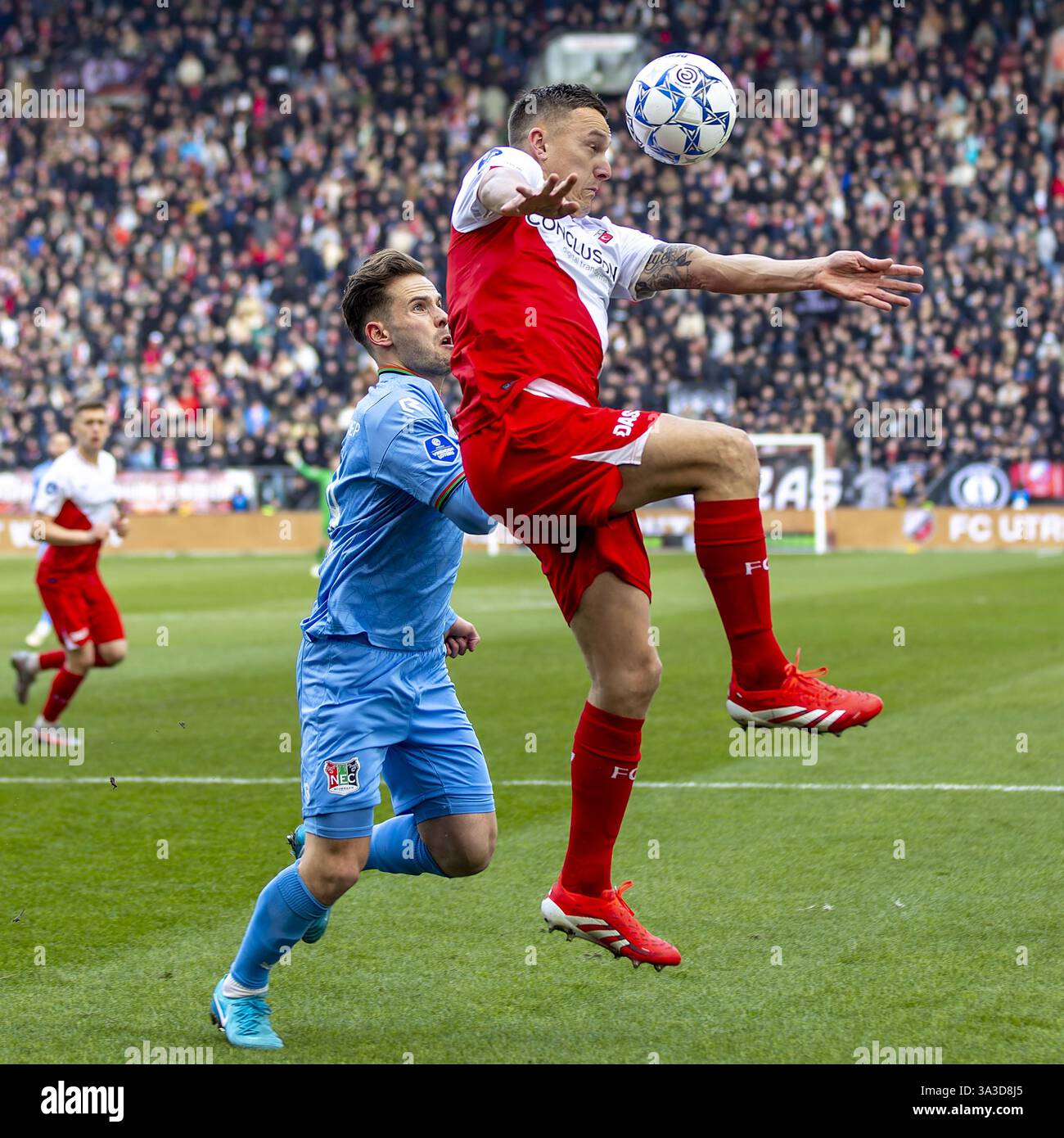 Utrecht, Netherlands. 15th Mar, 2025. UTRECHT, Stadium De Goffert, 15-03-2025, season 2024/2025 ...