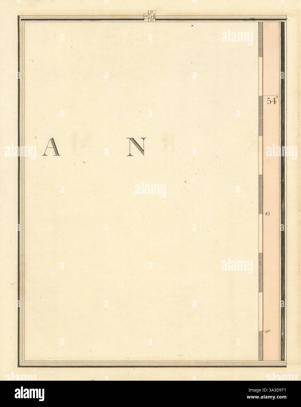 NORTH SEA. German Ocean. Section 55. CARY 1824 old antique map plan ...