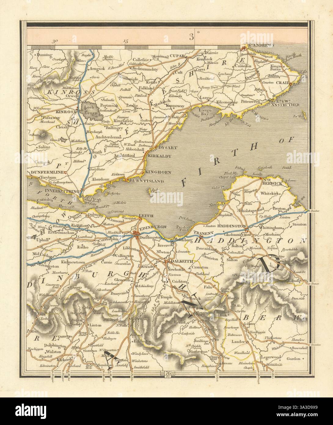 Firth of forth map hi-res stock photography and images - Alamy