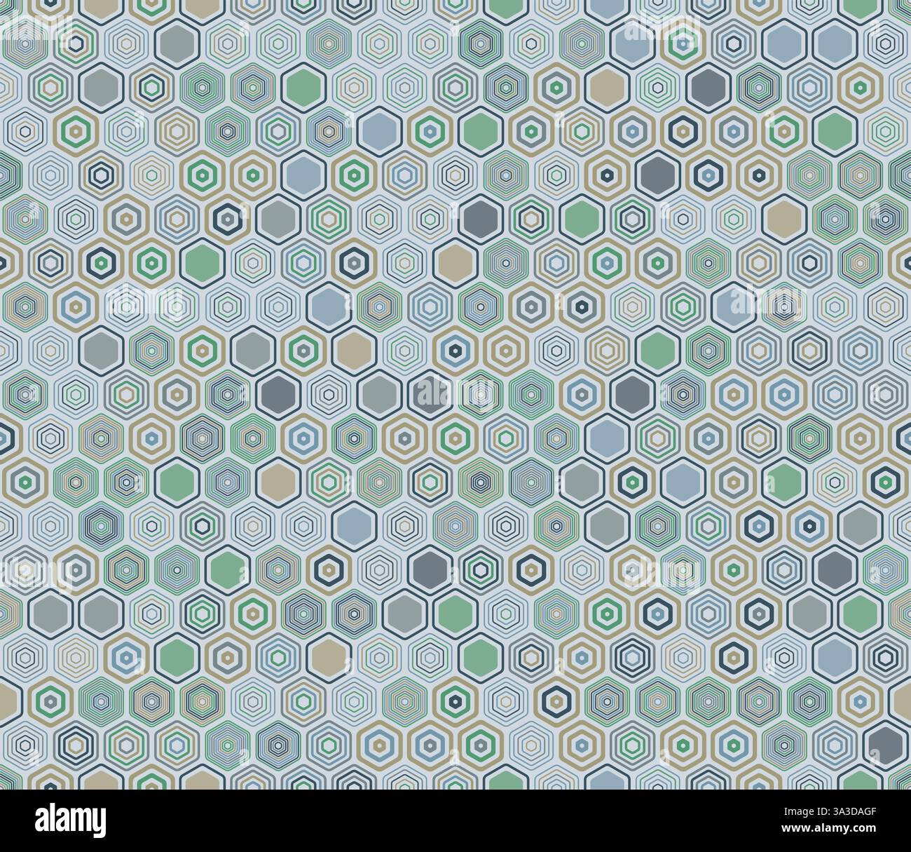 Tileable abstract background. Geometric elements of varied style and color. Honeycomb geometric ...