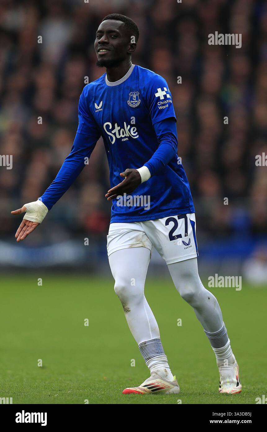 Goodison Park, Liverpool, UK. 15th Mar, 2025. Premier League Football ...