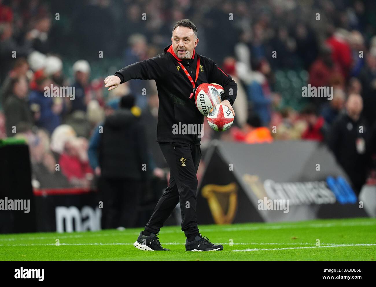 Wales interim head coach Matt Sherratt before the Guinness Men's Six ...