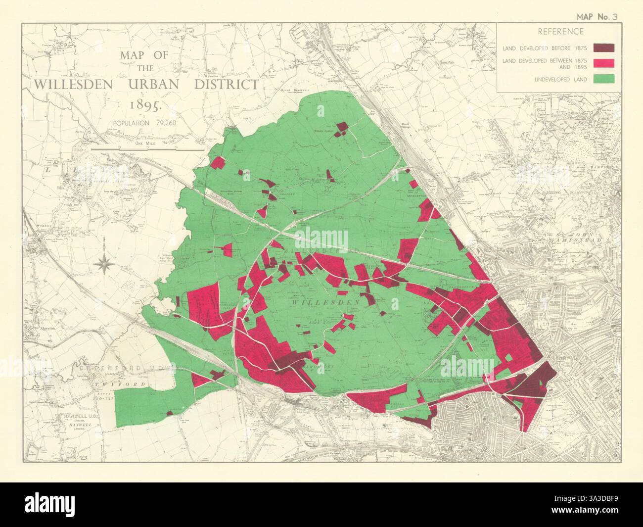 Map of the district hi-res stock photography and images - Alamy
