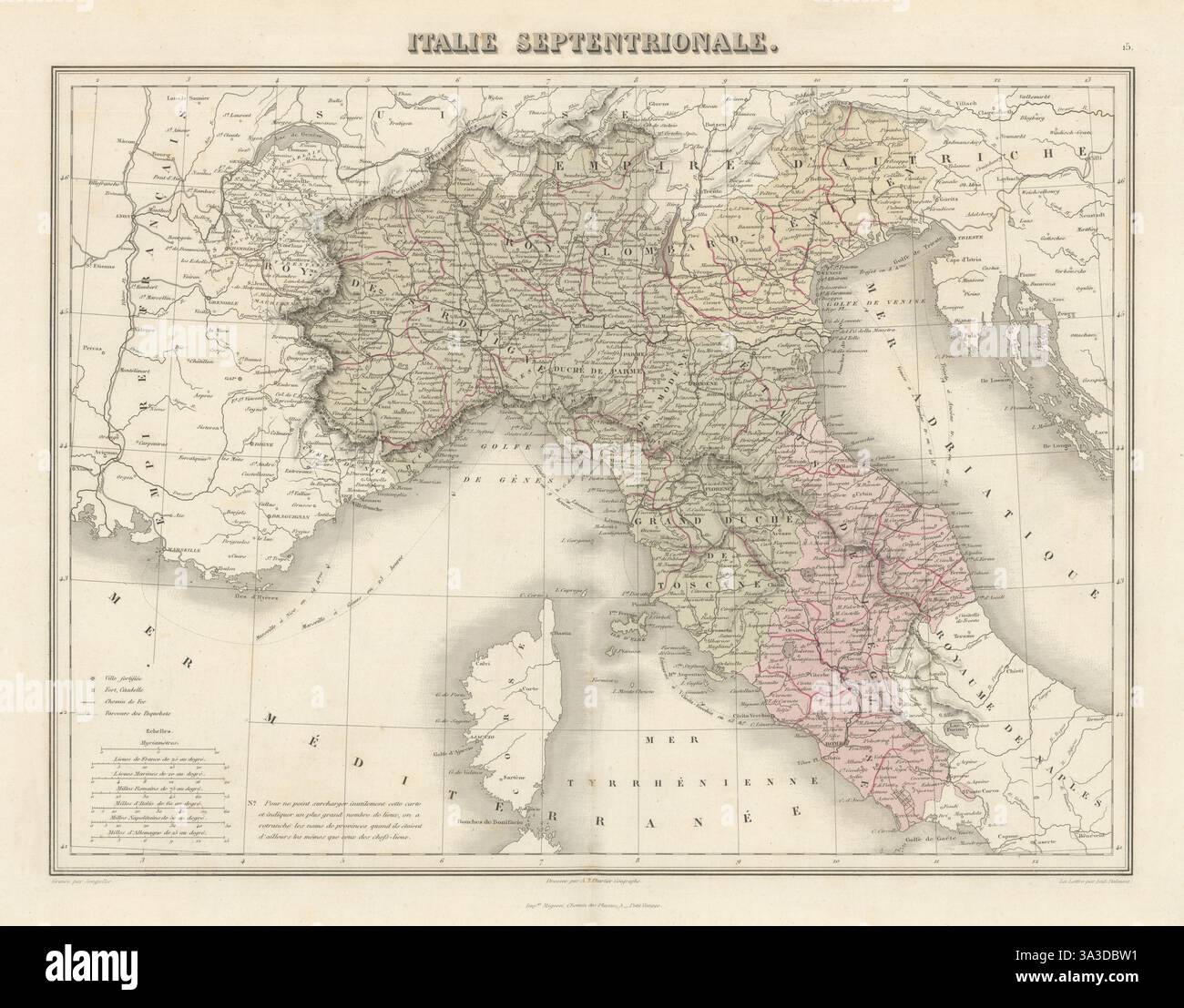 Northern italy map hi-res stock photography and images - Alamy