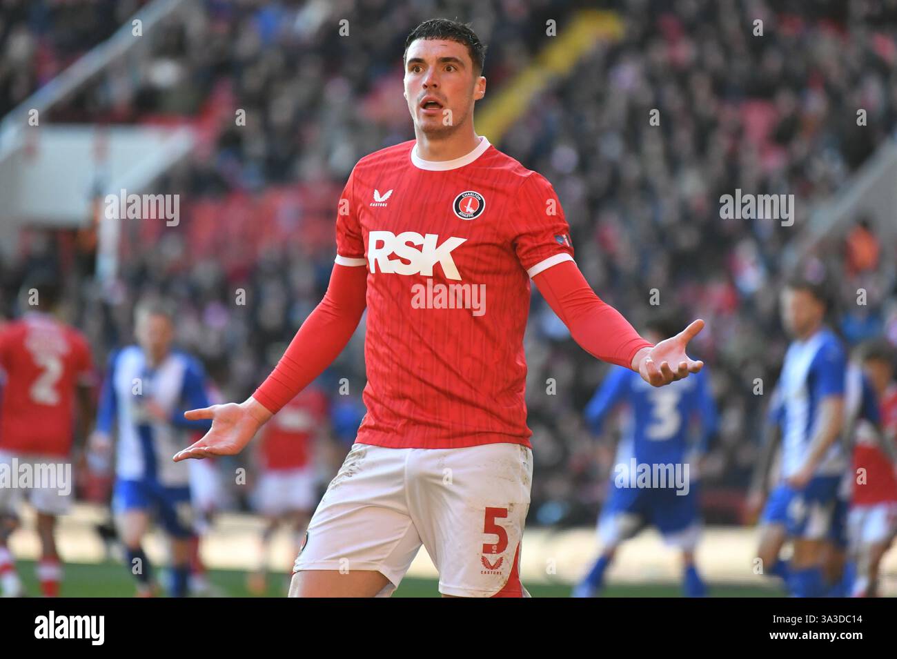 London, England. 15th Mar 2025. Lloyd Jones during the Sky Bet EFL ...