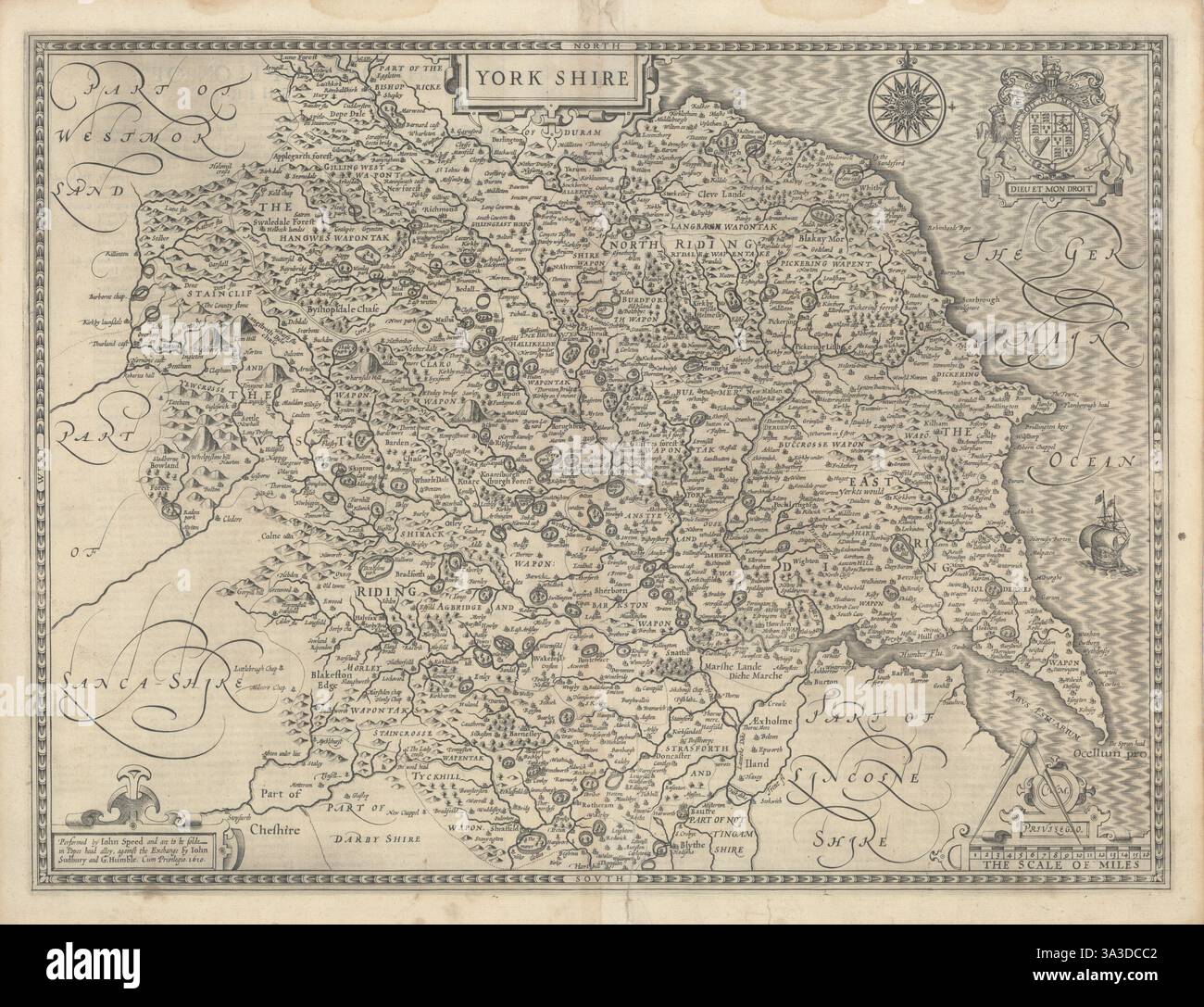 John speed map of york hi-res stock photography and images - Alamy