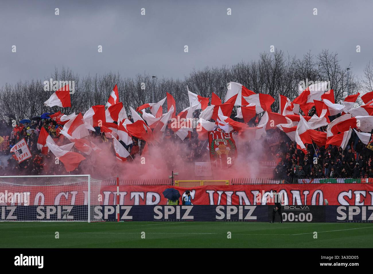 AC Monza supporters during AC Monza vs Parma Calcio, Italian soccer ...