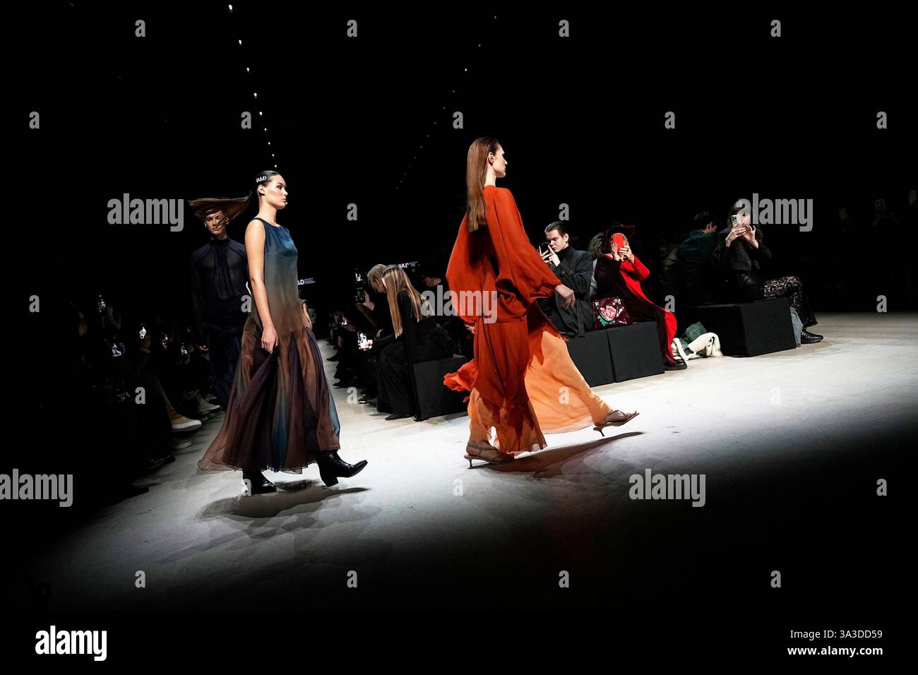 Models wear creations by students of Russian Institute of Business and ...