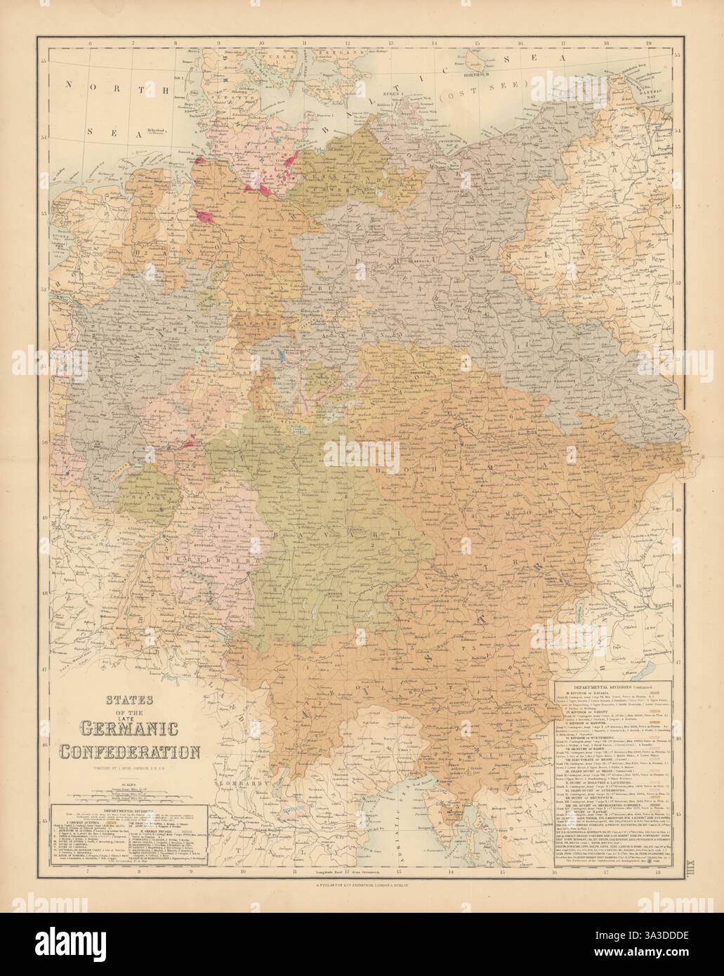 Germany austria map hi-res stock photography and images - Alamy