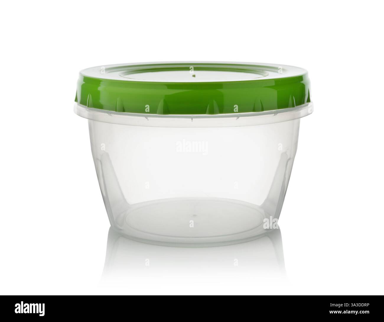 New closed plastic food container isolated on white Stock Photo - Alamy