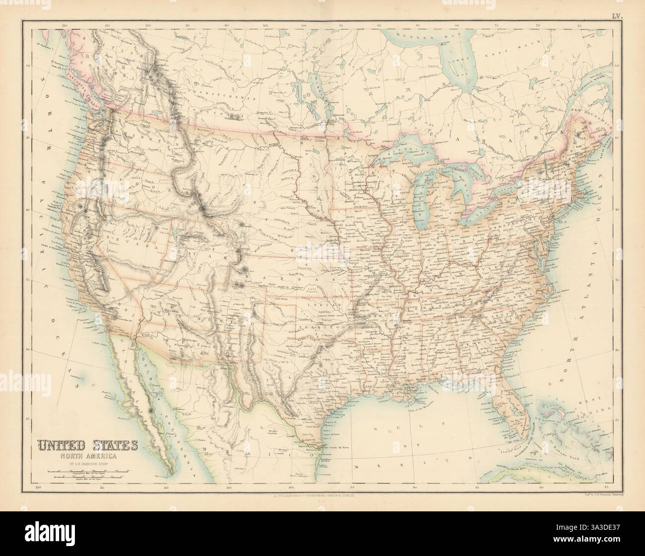 United States. New California. Confederate Arizona. Dacotah. FULLARTON ...