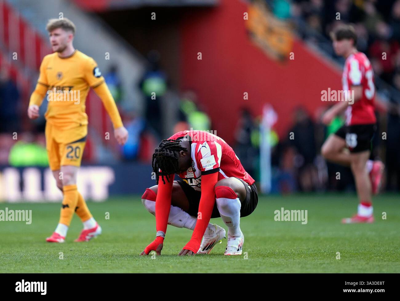 Southampton's Armel Bella-Kotchap appears dejected following the ...