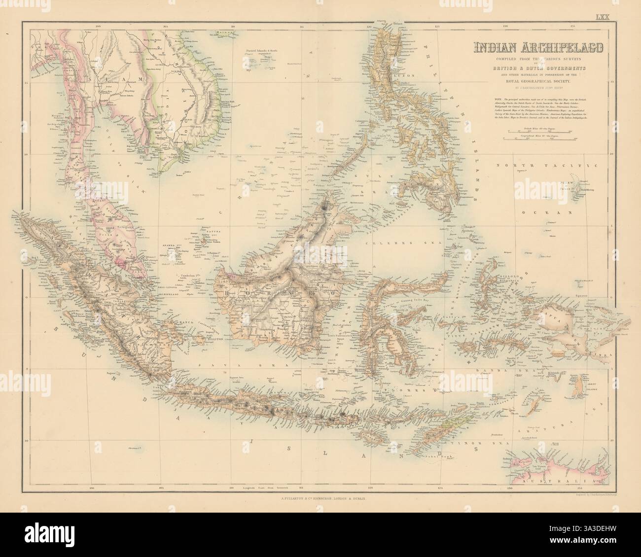 Map of malaya hi-res stock photography and images - Alamy