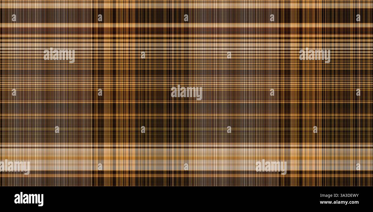 Warm fall gingham tartan check seamless border pattern. Woven classic ...