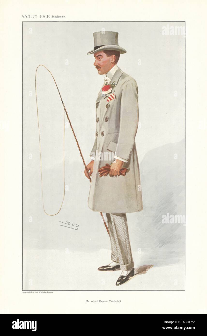 Cornelius vanderbilt cartoon hi-res stock photography and images - Alamy