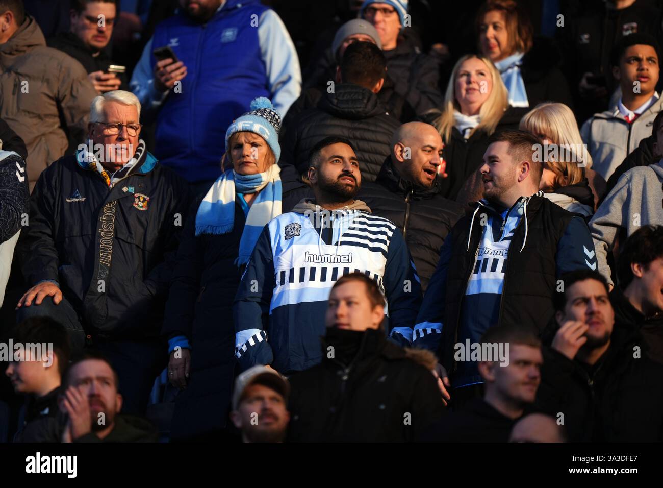 Coventry Fan in the stands during the Sky Bet Championship match at ...