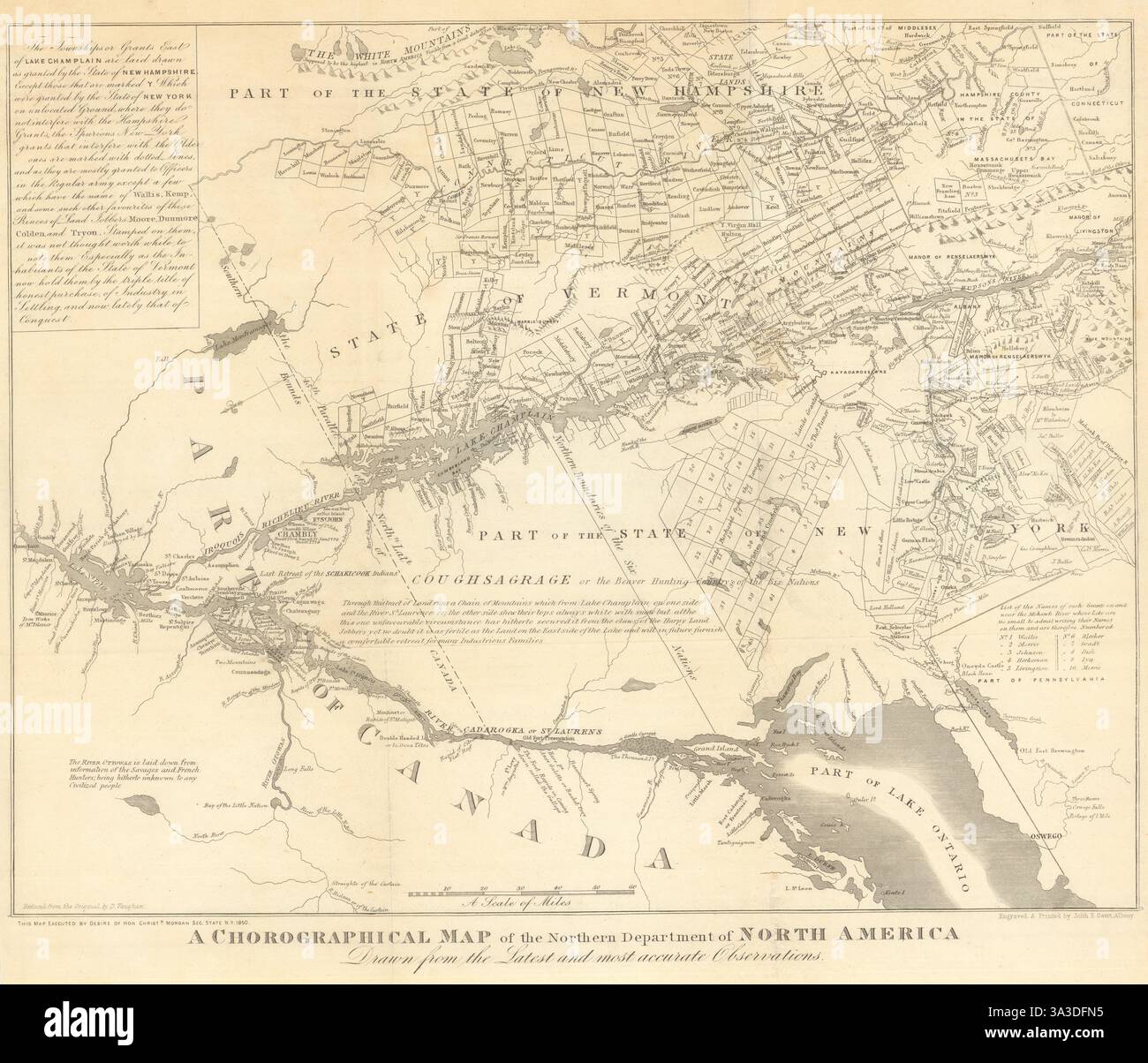 A Chorographical Map of the Northern Department of North America 1851 ...