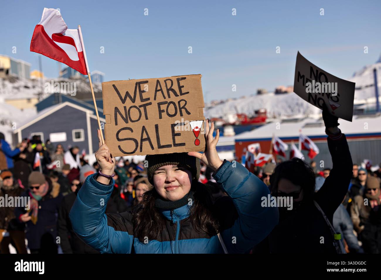 People take part in a march ending in front of the US consulate, under ...