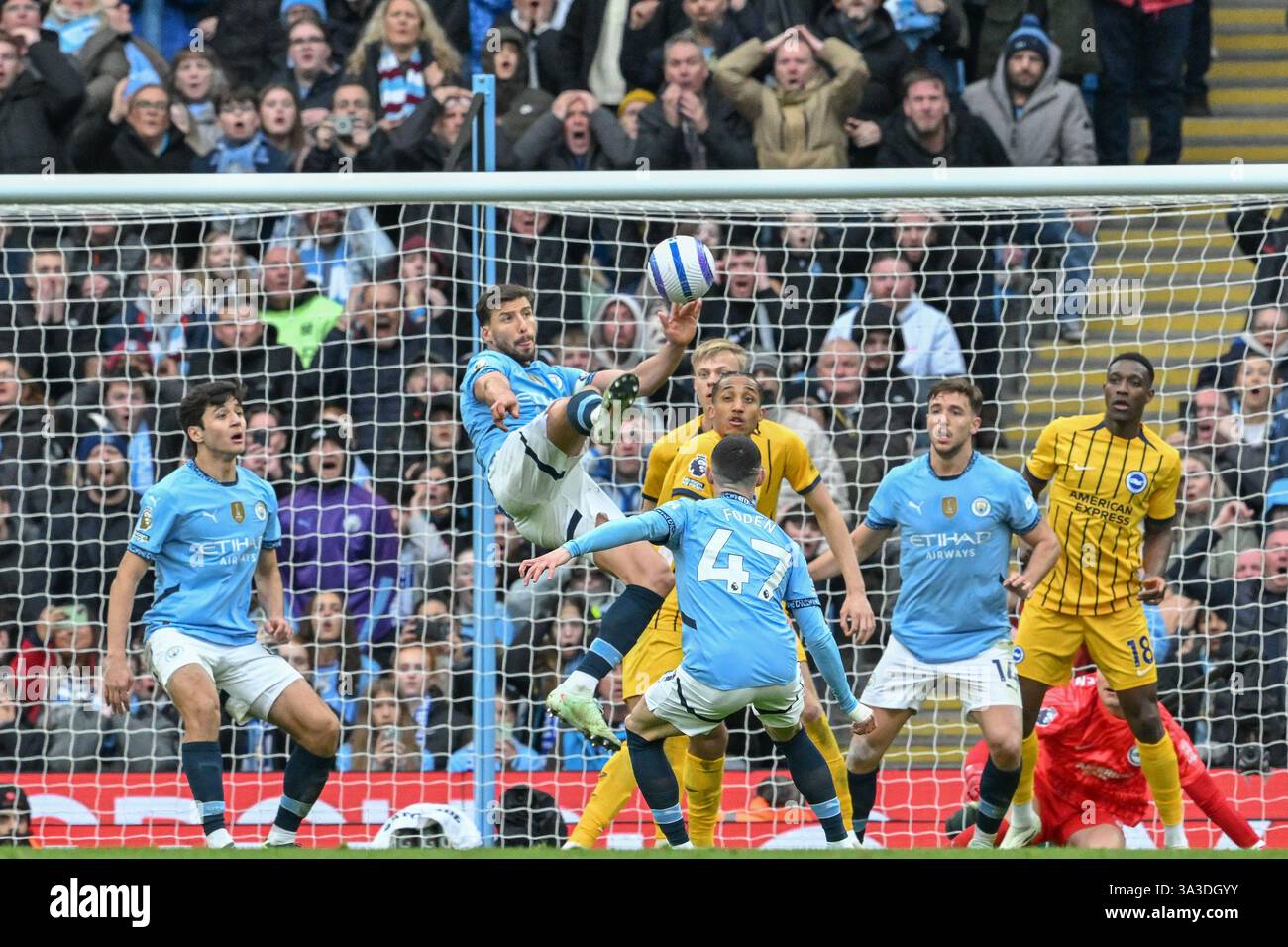 Etihad Stadium, Manchester, UK. 15th Mar, 2025. Premier League Football ...