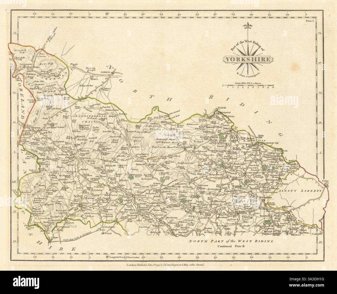 Map of cary hi-res stock photography and images - Alamy